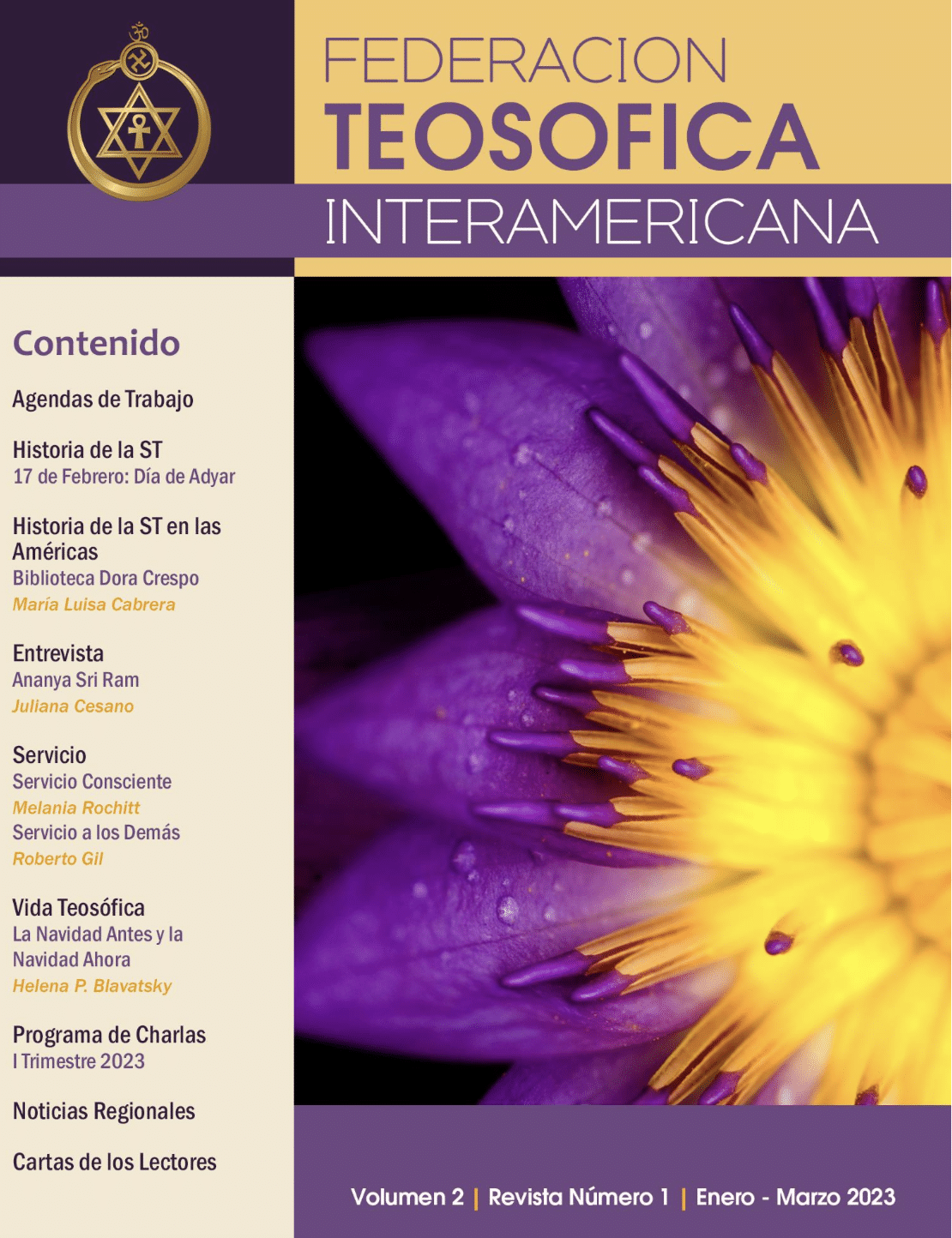 Revista de la FEDERACIÓN TEOSÓFICA INTERAMERICANA no.5 enero-marzo ...